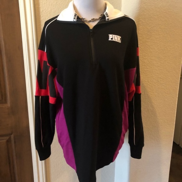 PINK Victoria's Secret | Tops | 99s Victoria Secret Pink Rugby Top ...